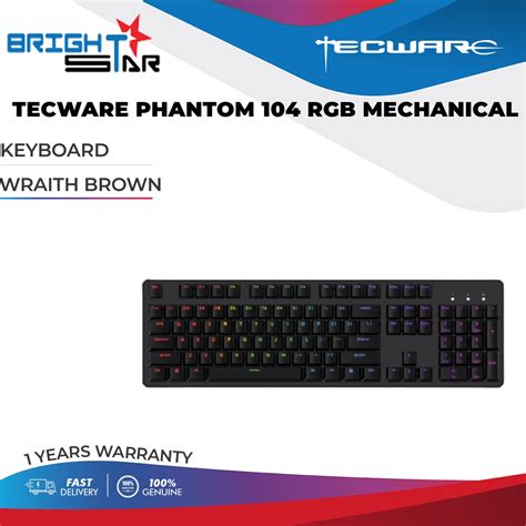 TECWARE PHANTOM RGB MECHANICAL KEYBOARD Shopee Malaysia