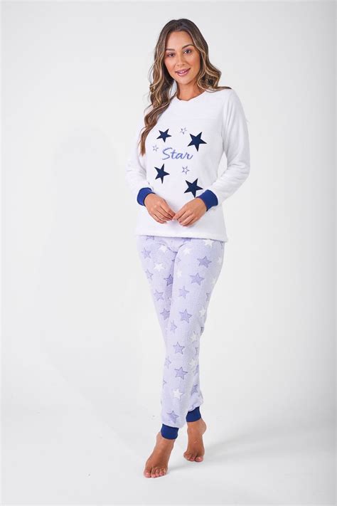 Pijama Feminino Soft Fleece Luar