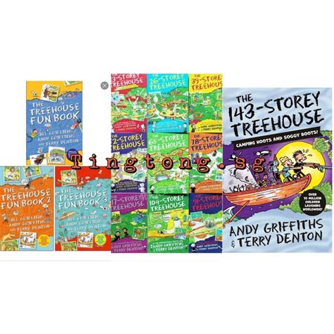 SG Local Stock The 143 Storey Treehouse Fun Book THE STOREY TREEHOUSE COLLECTION TREE HOUSE