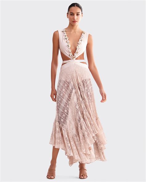 Seashell Lycra Plunge Beach Dress Beach Dress Womens Dress Brands Dress