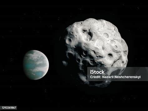 Photo Libre De Droit De Astéroïde Dangereux Sapproche De La Planète La Menace De Collision La