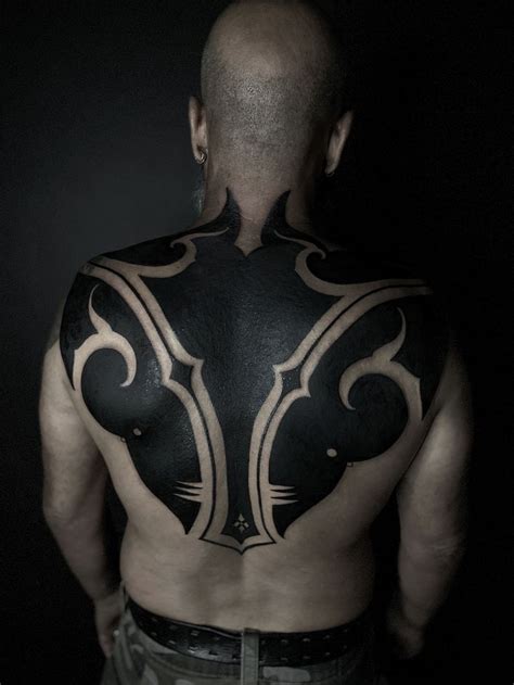 Blackwork Tattoo Back Pice Instagram Photo Tattoos Photo And Video