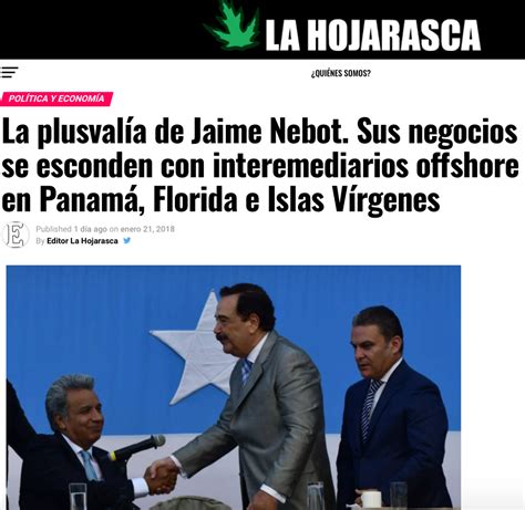 Factcheck Negocios Offshore Del Alcalde Nebot Observatorio De La