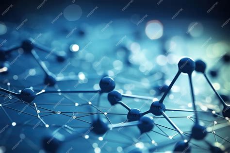 Science Background With Molecule Or Atom Abstract Structure For Science Or Medical Background 3d