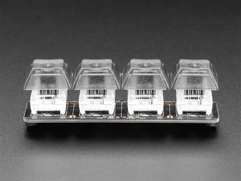 NeoKey X QT I C Four Mechanical Key Switches With NeoPixels STEMMA