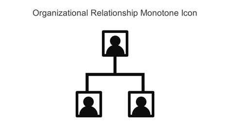 Organizational Relationship Monotone Icon In Powerpoint Pptx Png And Editable Eps Format Ppt