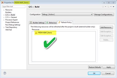 eclipse project ‘refresh policy broken incremental build with