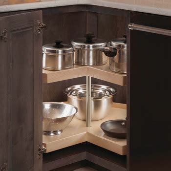 Lazy Susan Two Shelf Hardware Set Dependent Rotation Häfele