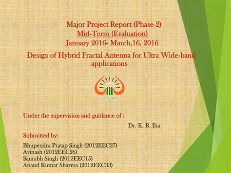 Pdf Design Of Hybrid Fractal Antenna For Ultra Wide Band Applications