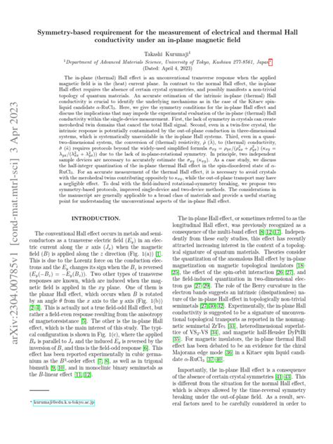 Symmetry Based Requirement For The Measurement Of Electrical And Thermal Hall Conductivity Under