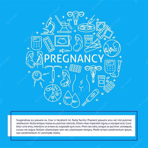 임신 및 산부인과 배너 서식 파일 프리미엄 벡터