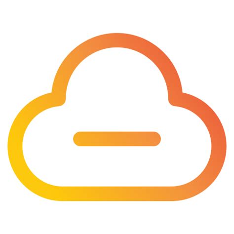 Cloud Generic Gradient Icon