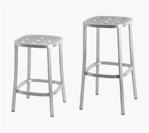 Emeco 1 Inch Aluminum Stool Pottery Barn