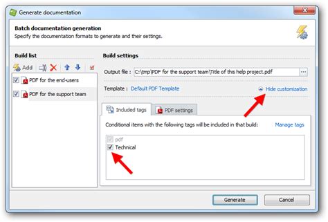 Produce Multiple Variations Of A Master Documentation With Ease Helpndoc