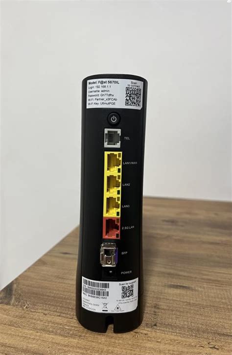 רכיבים ואביזרים למחשבים נתב Sagemcom Fast 5670il תומך סיב אופטי