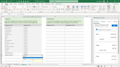 How To Manage Your Personal Finances With Microsofts Money In Excel Feature