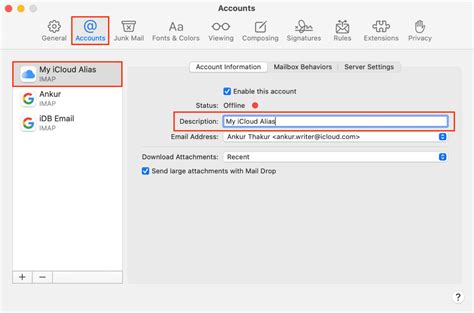 How To Rename Email Accounts In The Mail App On IPhone Mac