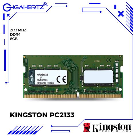 Kingston Ddr 4 8gb Ram Pc2133 Gigahertz
