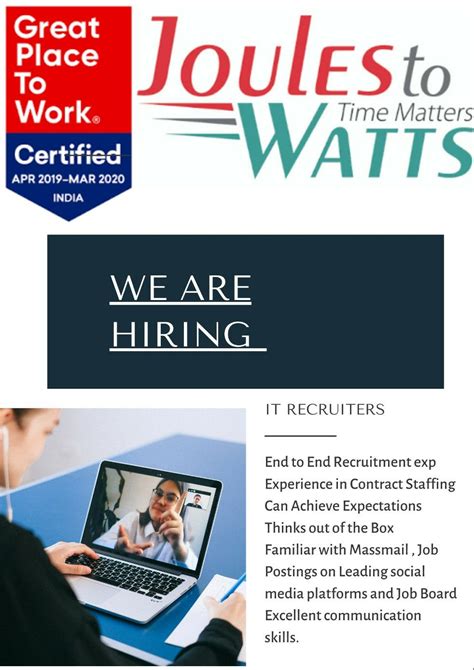 Vyankatesh J On Linkedin Hiring Itrecruiters Recruitement