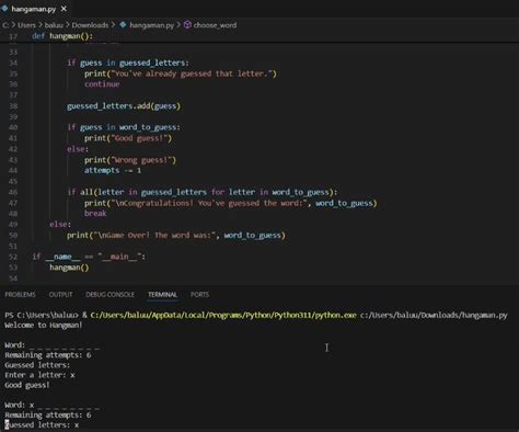 Balagopal M On Linkedin Codingjourney Hangmangame Programming