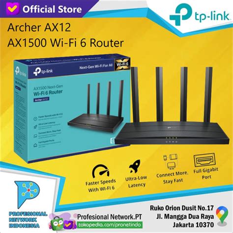 Promo Tp Link Archer Ax Ax Wi Fi Router Tplink Archer Ax Ax Cicil X Jakarta
