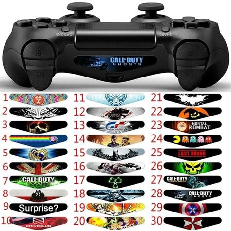 Ps4 Light Bar Sticker Template Home Design Ideas