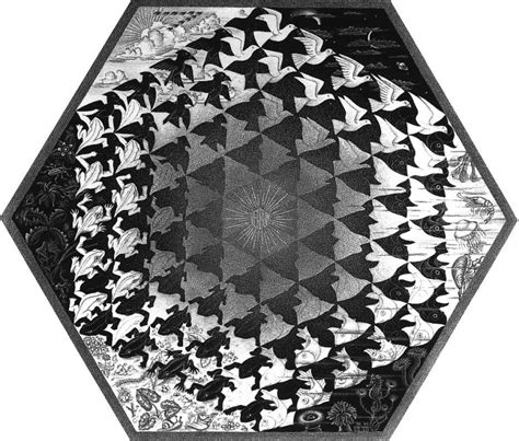 Metamorphosis Ii 1939 By Mc Escher Artchive