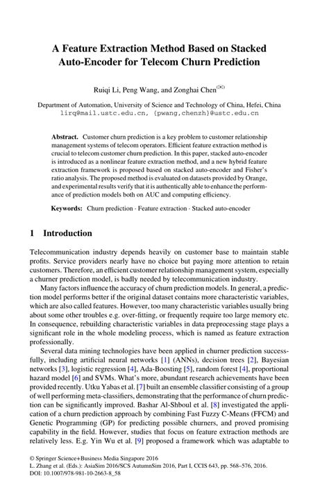 Pdf A Feature Extraction Method Based On Stacked Auto Encoder For
