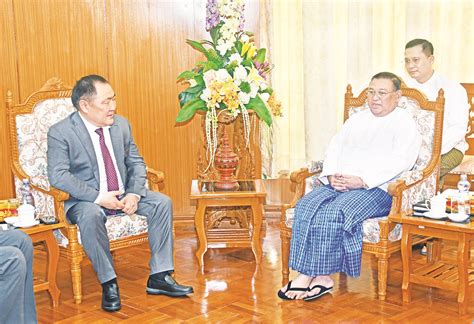 နိုင်ငံတော်စီမံအုပ်ချုပ်ရေးကောင်စီအဖွဲ့ဝင် ဦးဝဏ္ဏမောင်လွင် ရုရှားဖက်ဒရေးရှင်းနိုင်ငံ ဒူးမားလွှတ