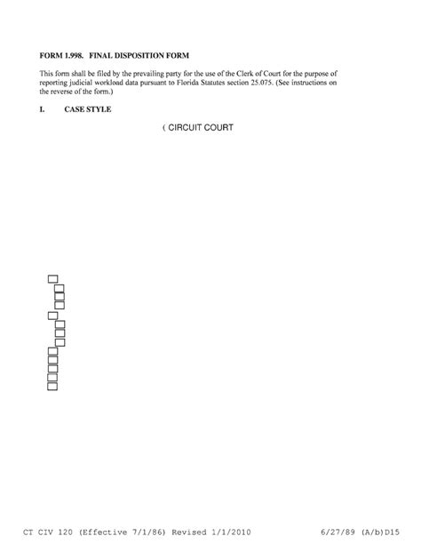 Florida Final Disposition Form Fill Out And Sign Online Dochub