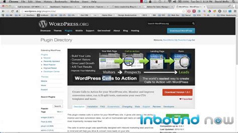 Wordpress Calls To Action Plugin Youtube