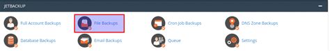 Restore Website Files Database Using Jetbackup Veerotech Kb