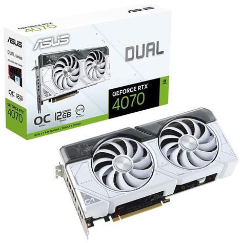 Asus Dual Geforce Rtx 4070 White Oc 12gb Gddr6x 192bit Nvidia Ekran Kartı Vatan Bilgisayar