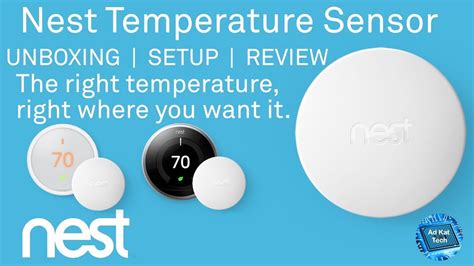 Nest Temperature Sensor Unboxing Setup Review Youtube
