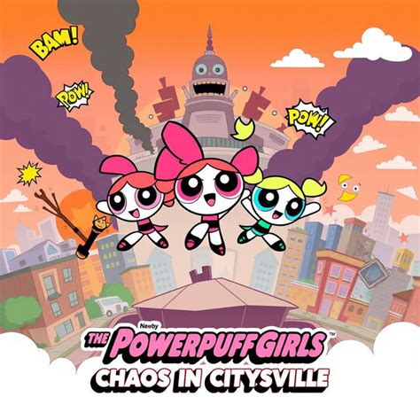 Powerpuff Girls Unite Dynamic Movie Poster