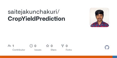 Github Saitejakunchakuricropyieldprediction