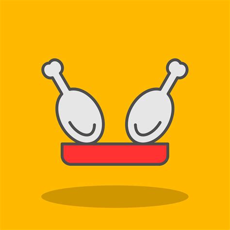 Chicken Filled Shadow Icon 43026565 Vector Art At Vecteezy