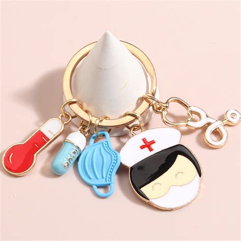 Badu Bg Медицинско оборудване Ключодържател Термометър Стетоскоп Капачка за медицинска сестра