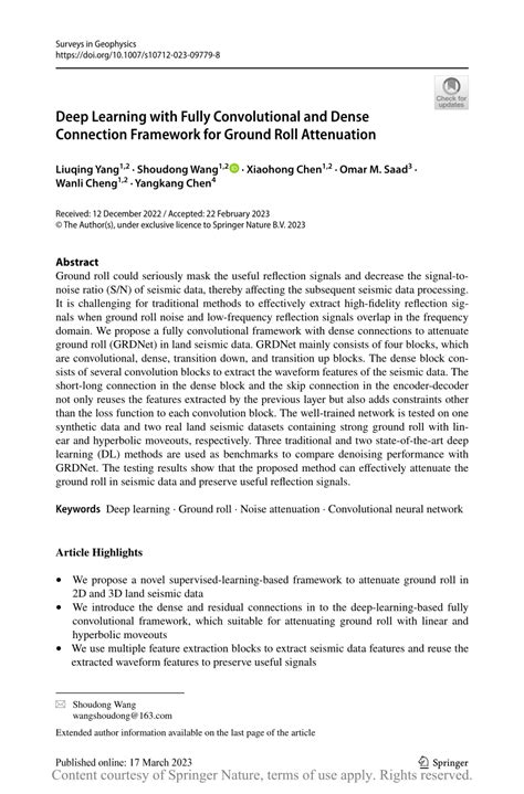 Deep Learning With Fully Convolutional And Dense Connection Framework