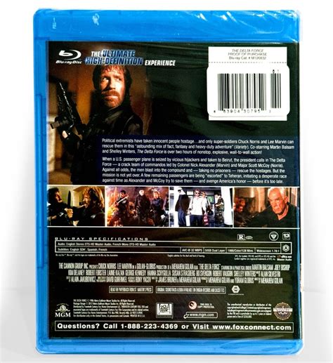 The Delta Force Blu Ray Disc 1986 Widescreen Brand New Chuck