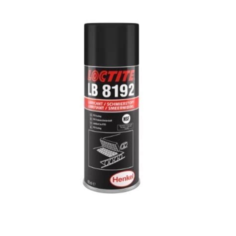 Loctite 8192 Lubrifiant Sec Ptfe 400ml Aérosol 400 Ml 10312424