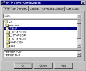 TFTP Server Main Window SolarWinds SolarWinds TFTP Server Is The Only Truly Multi Threaded