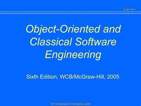 Ppt Object Oriented And Classical Software Engineering Sixth Edition Wcb Powerpoint