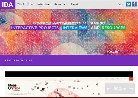 Interactive Design Archive Aards Nominee