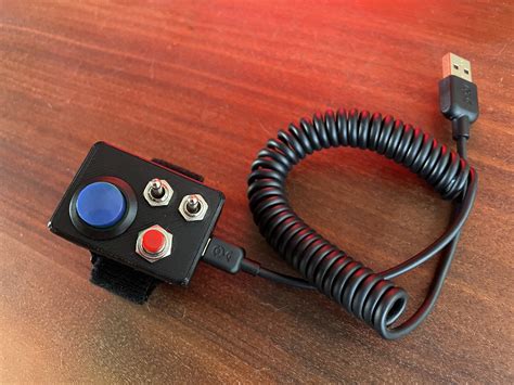 Nascar Style Push To Talk Usb Button Box Compact 6 Function Sim Racing Pc Controller For Iracing