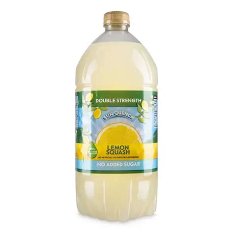 Double Strength Lemon Squash ALDI UK