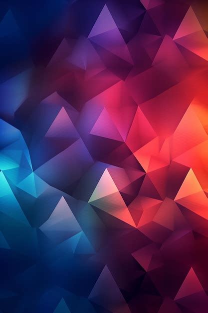 Premium Ai Image Abstract Geometric Background With Triangle Shape Pattern
