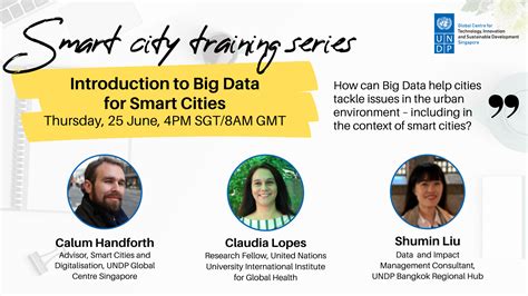 Past Event Smart City Training Series Introduction To Bigdata For Smart Cities United