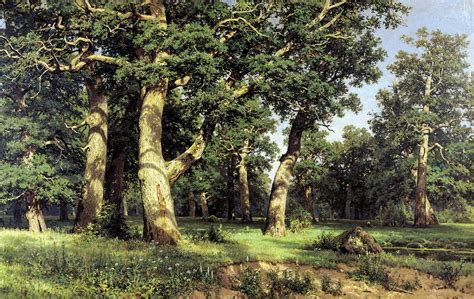 Oak Grove 1887 By Ivan Shishkin Artchive