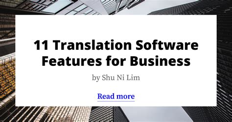 11 Translation Software Features For Business Redokun